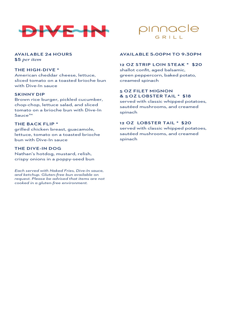 Rs All Day Menu Summer 2024 Vista Class en 2023 | PDF | Drink | Salad