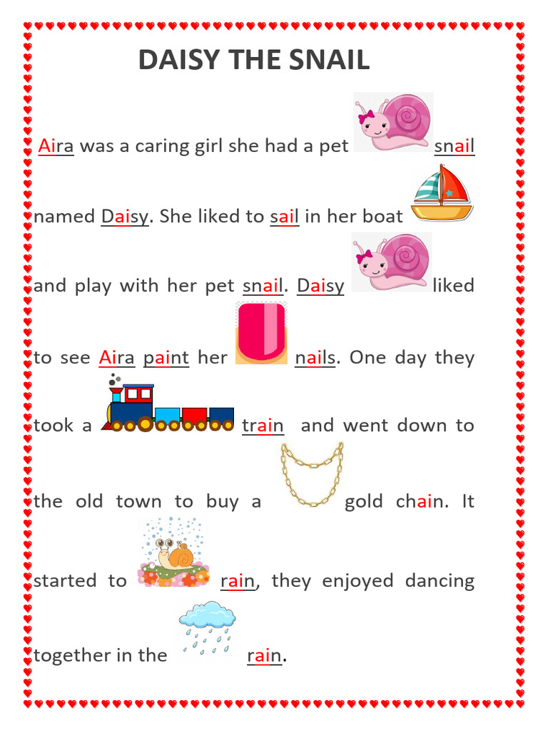 Daisy the Snail's Rainy Adventure | PDF