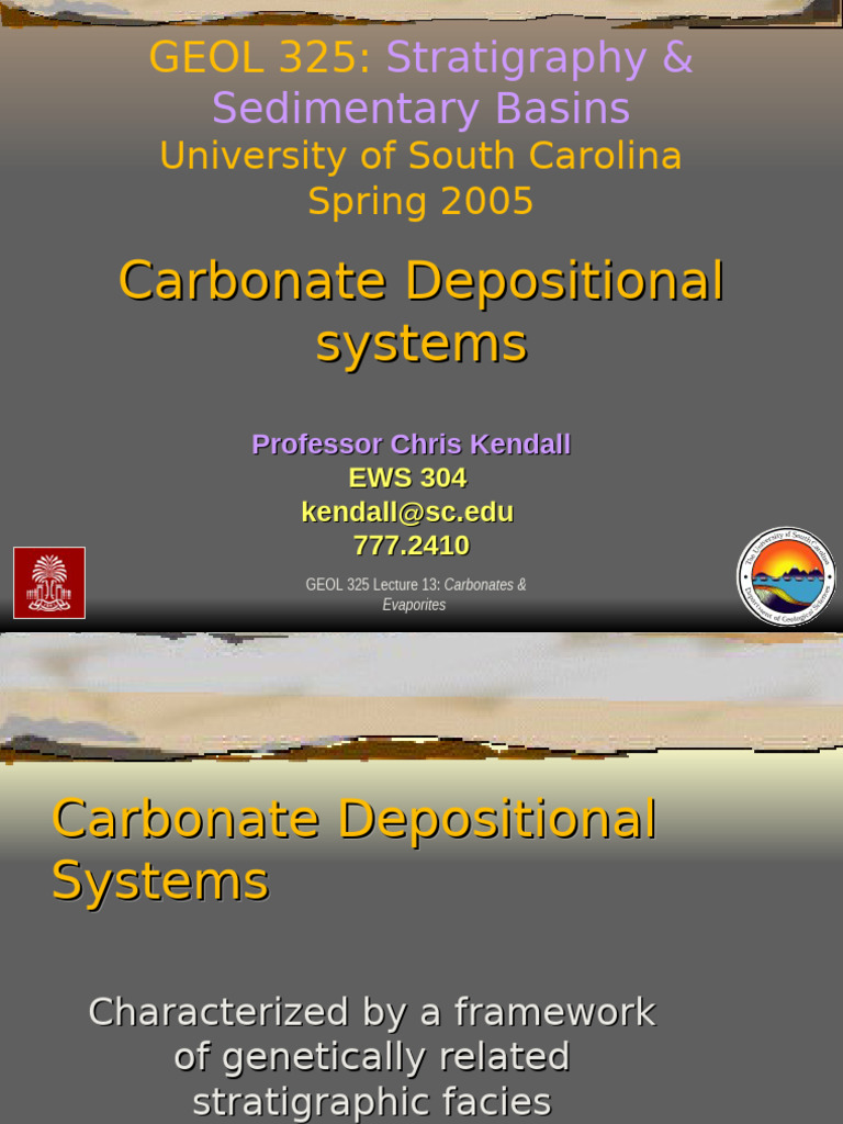 Carbonate Depo Systems | PDF | Sedimentary Rock | Continental Shelf