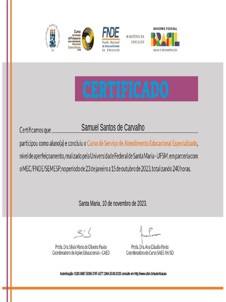 Certificado (1) | PDF