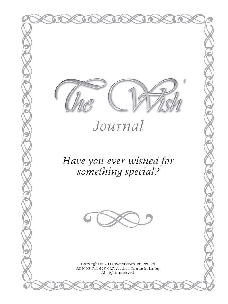 Wish Journal | PDF