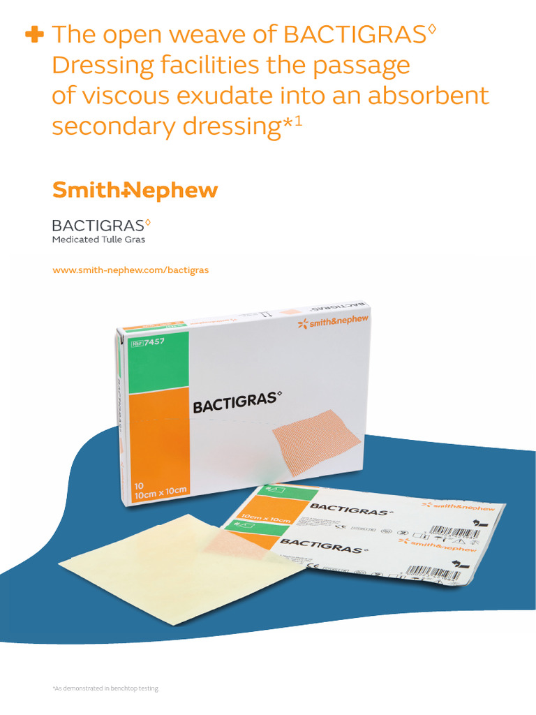 BACTIGRAS Single Sheet - AW - 0520 | PDF | Wound | Microbiology