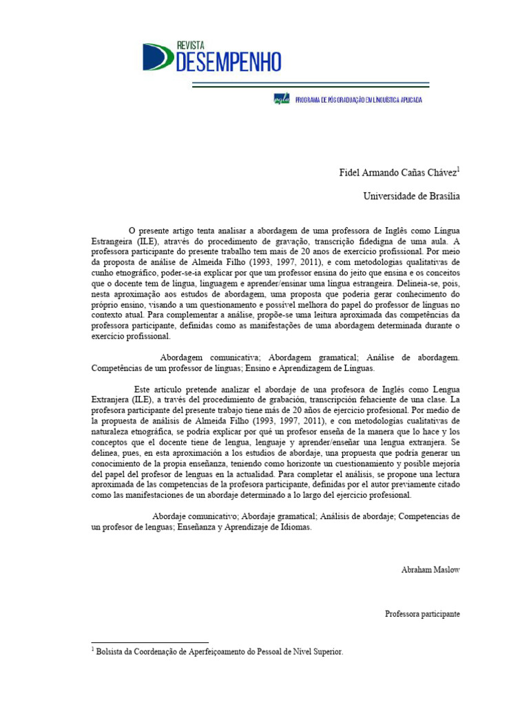 Fidel Canaz - Do Outro Lado Do Espelho | PDF | Aprendizado | Gramática