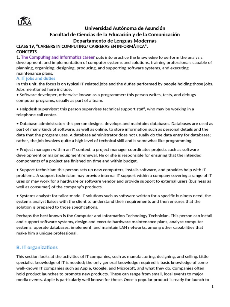 Desarrollo de Clase 19 UAA 2023 | PDF | Internet | Computing