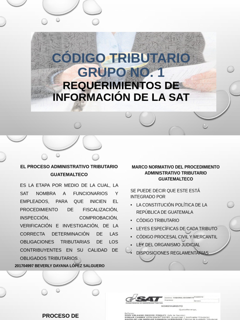 Requerimientos SAT Unificado | PDF | Guatemala | Justicia