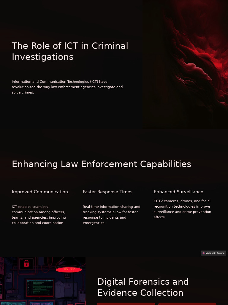 The Role of ICT in Criminal Investigations | PDF | Digital Forensics ...