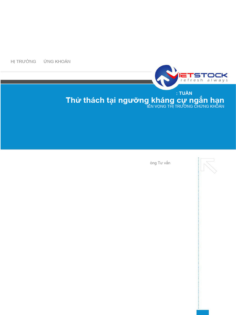 Thử thách tại ngưỡng kháng cự ngắn hạn | PDF