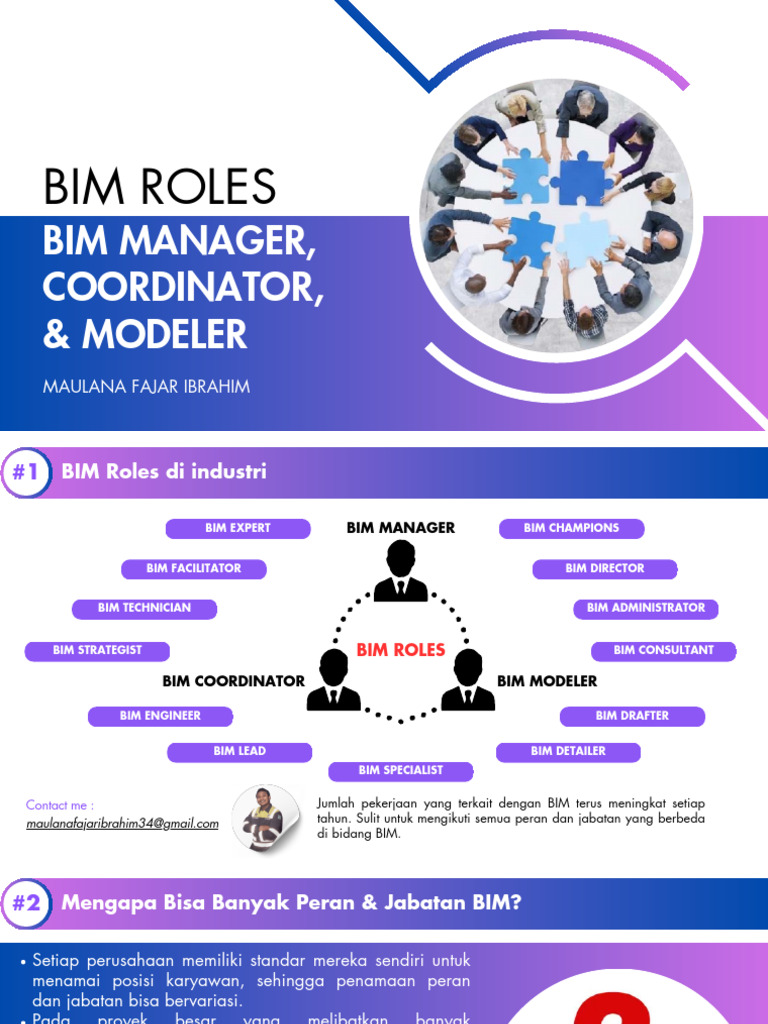 BIM Roles by Maulana Fajar I 1728371003 | PDF