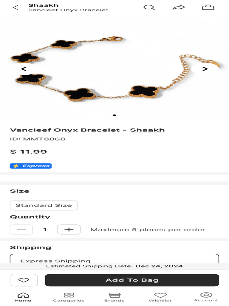 Gold Bracelet for Women by Shaakh - 1 piece LAAM | PDF