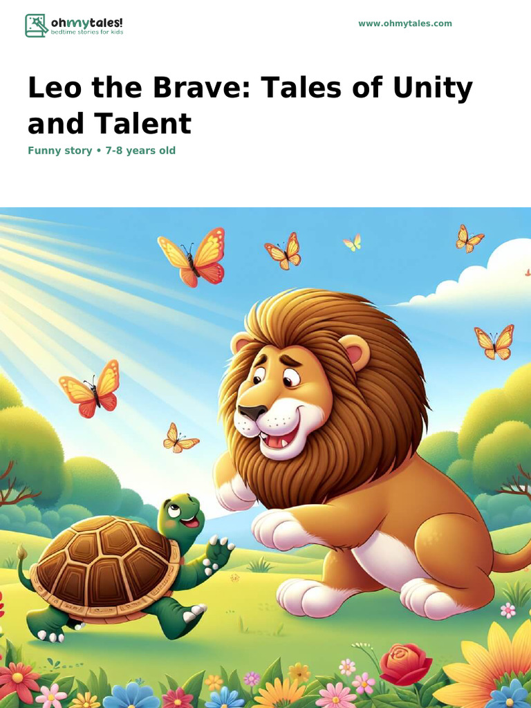 Leo The Brave Tales of Unity and Talent | PDF