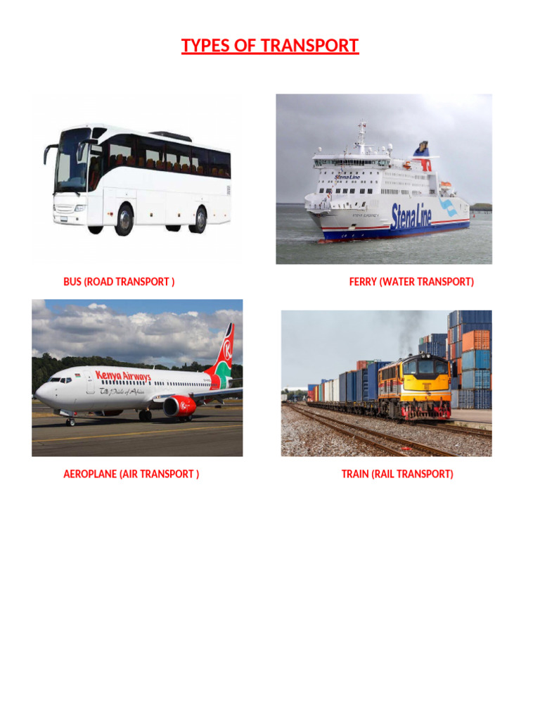 Types of Transport Modes Explained | PDF