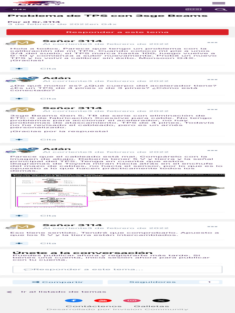 Problema de TPS Con 3sge Beams - G4x - Foros Link Engine Management | PDF