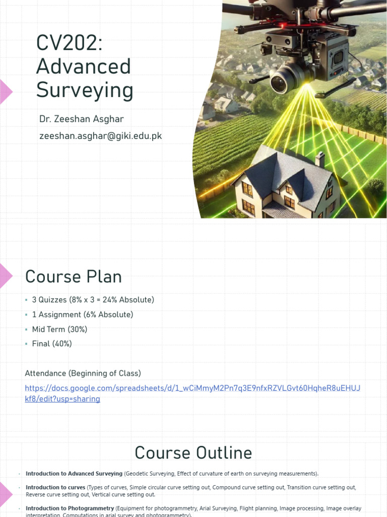 Lecture 1 | PDF | Surveying | Geodesy