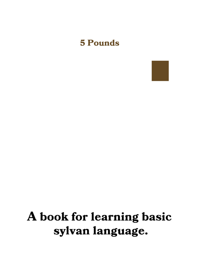 Book of Sylvan | PDF