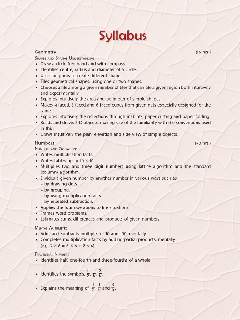 New Perfect Comp Math - 4 Army - Final | PDF | Multiplication | Volume