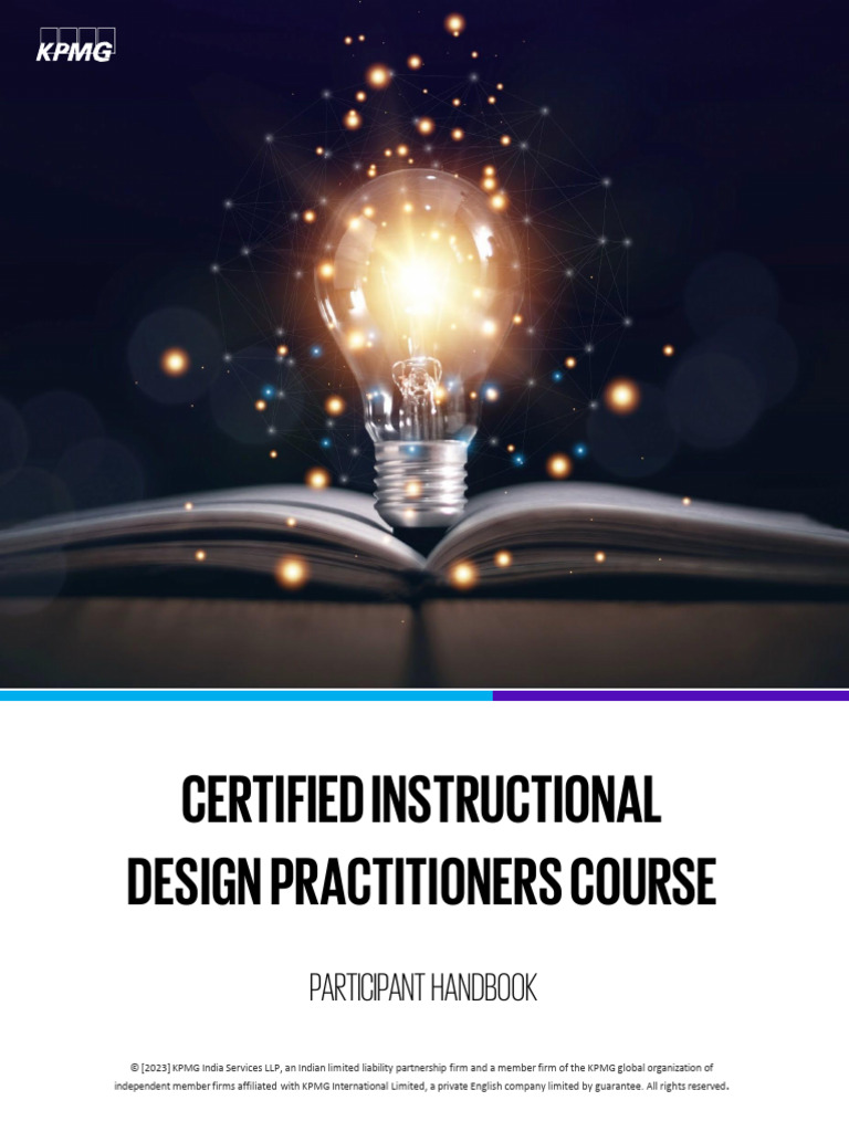 CIDPC Participant Handbook | PDF | Instructional Design | Learning