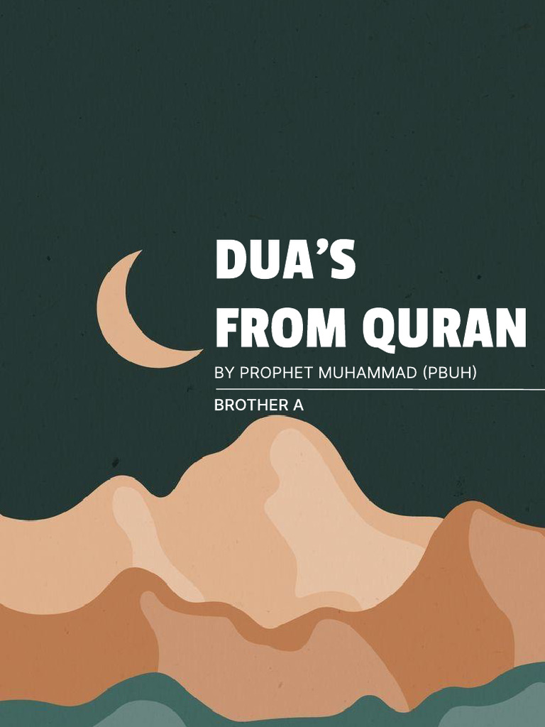 Quranic Duas by Prophet Muhammad | PDF | Muhammad | Quran