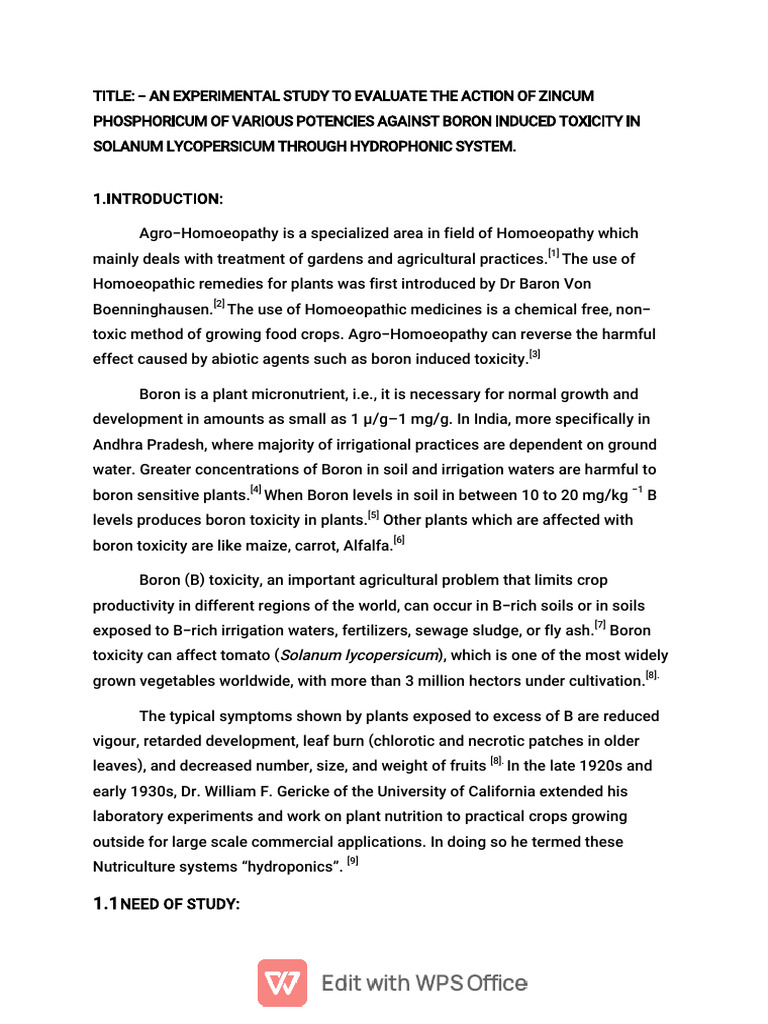 Mani(Stsh) .Boron Toxicity in Sl | PDF | Hydroponics | Soil
