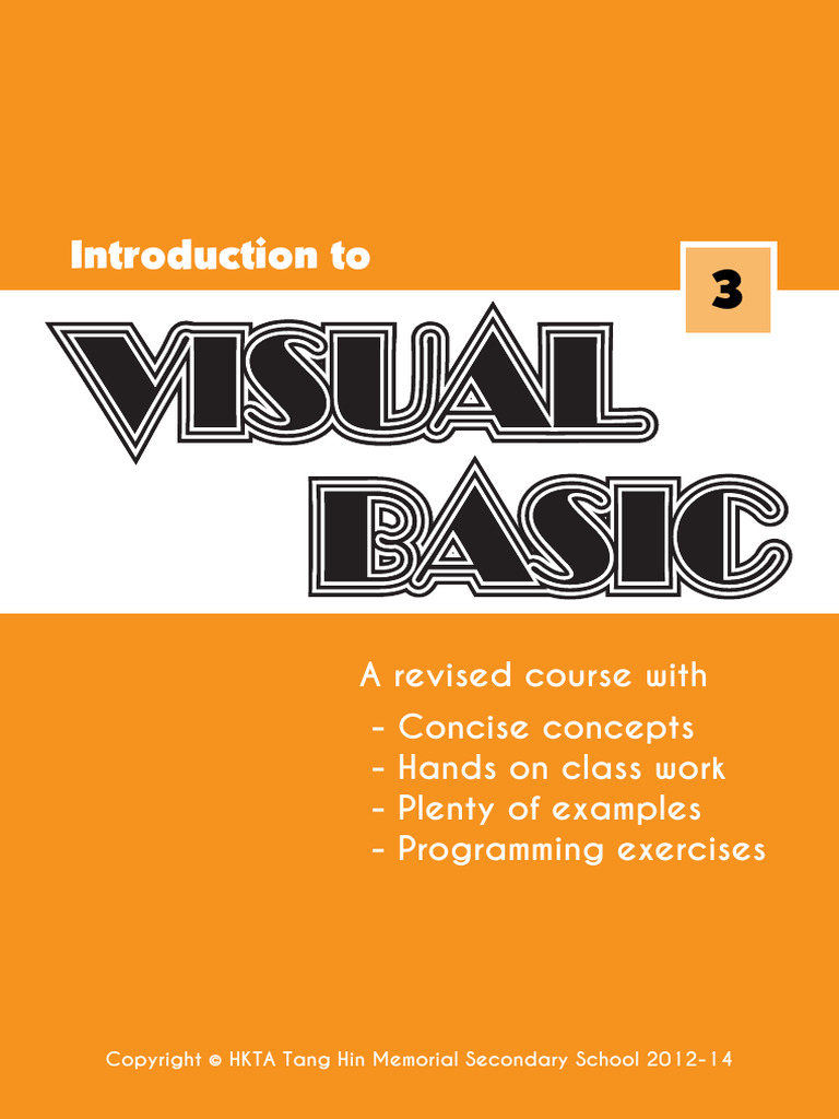 Introduction to VB | PDF | Command Line Interface | Control Flow