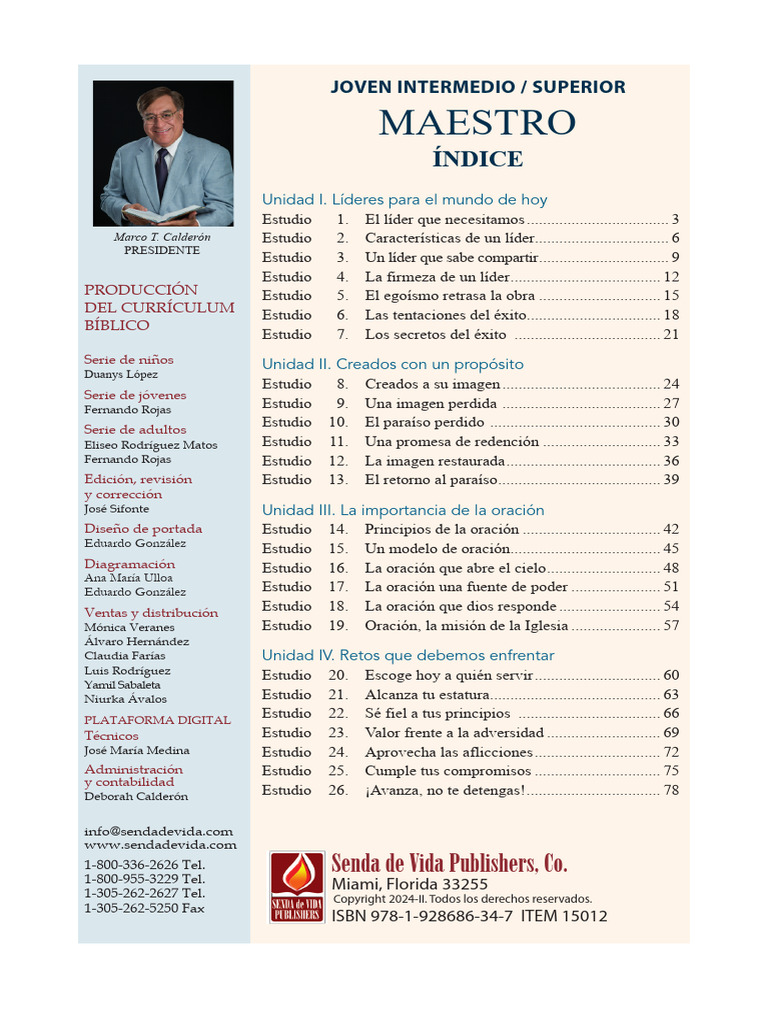 Joven Maestro 2024-II Estudio 1-6 | PDF | Oración | Ezra