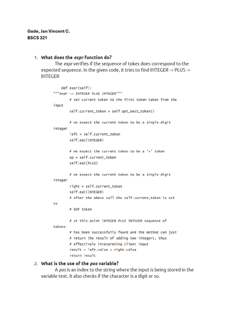 02 Laboratory Exercise 1 | PDF