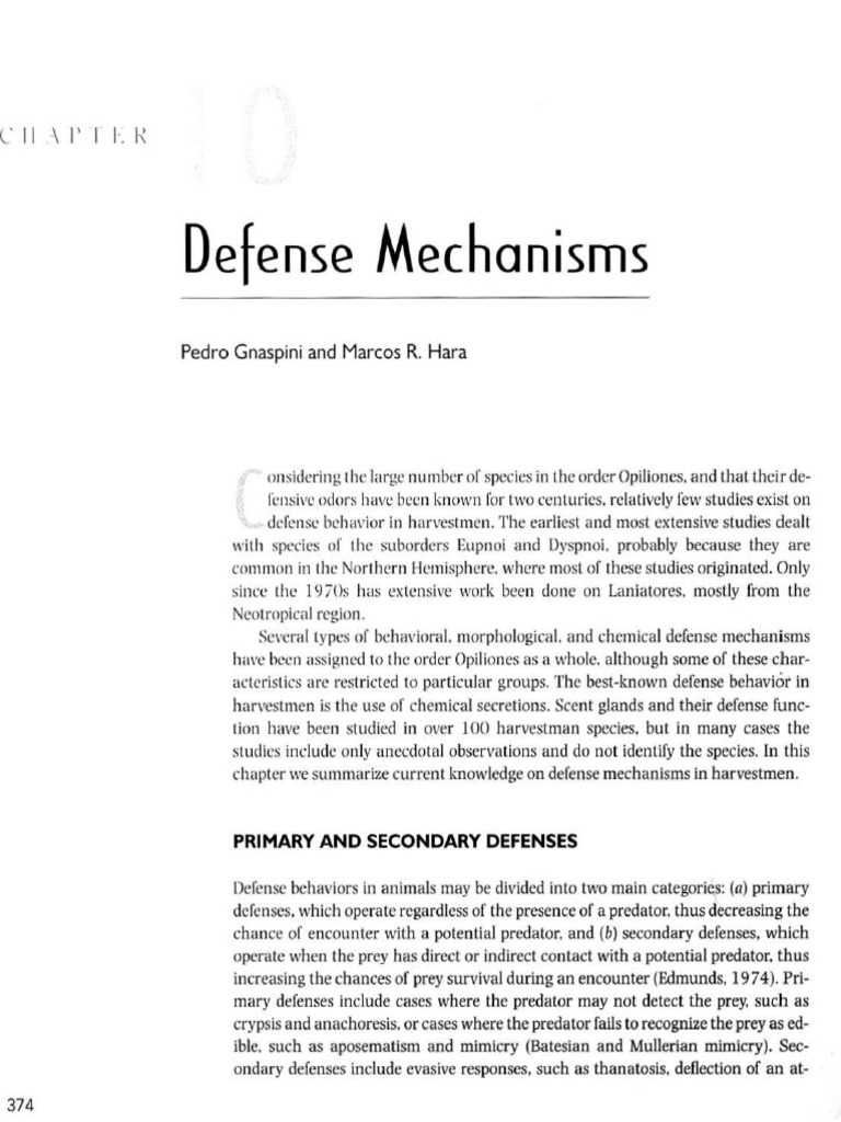 10.Defense Mechanisms | PDF