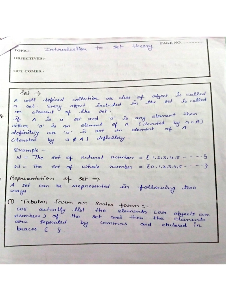 Discrete Unit 1 | PDF