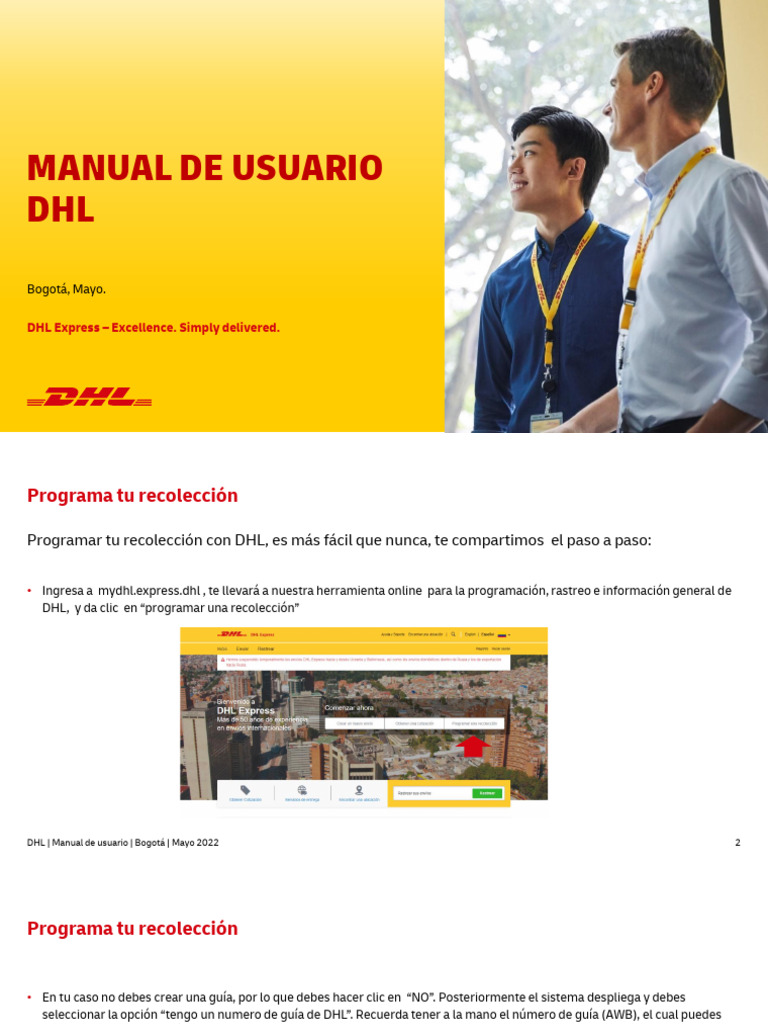 Manual de Usuario DHL | PDF | Chat en linea | Informática
