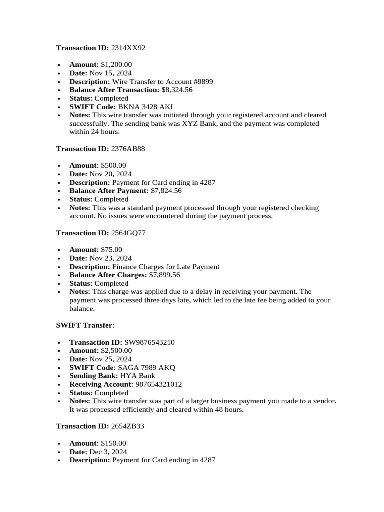 Final Payment History Review | PDF | Wire Transfer | Transaction Account