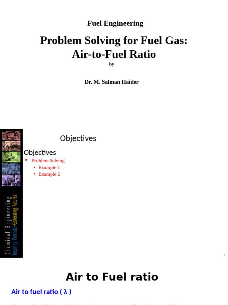 Lecture-4-Problem solving- Air fuel ratio | PDF