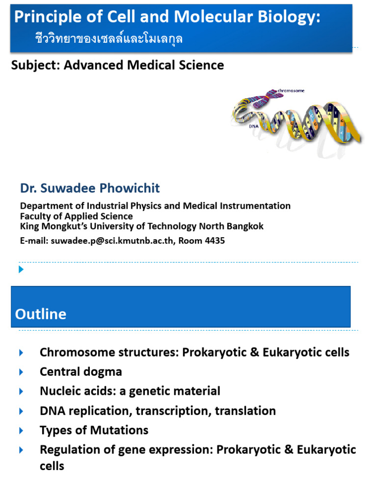 Principle of Cell and Molecular Biology - 1 | PDF | Repressor | Operon