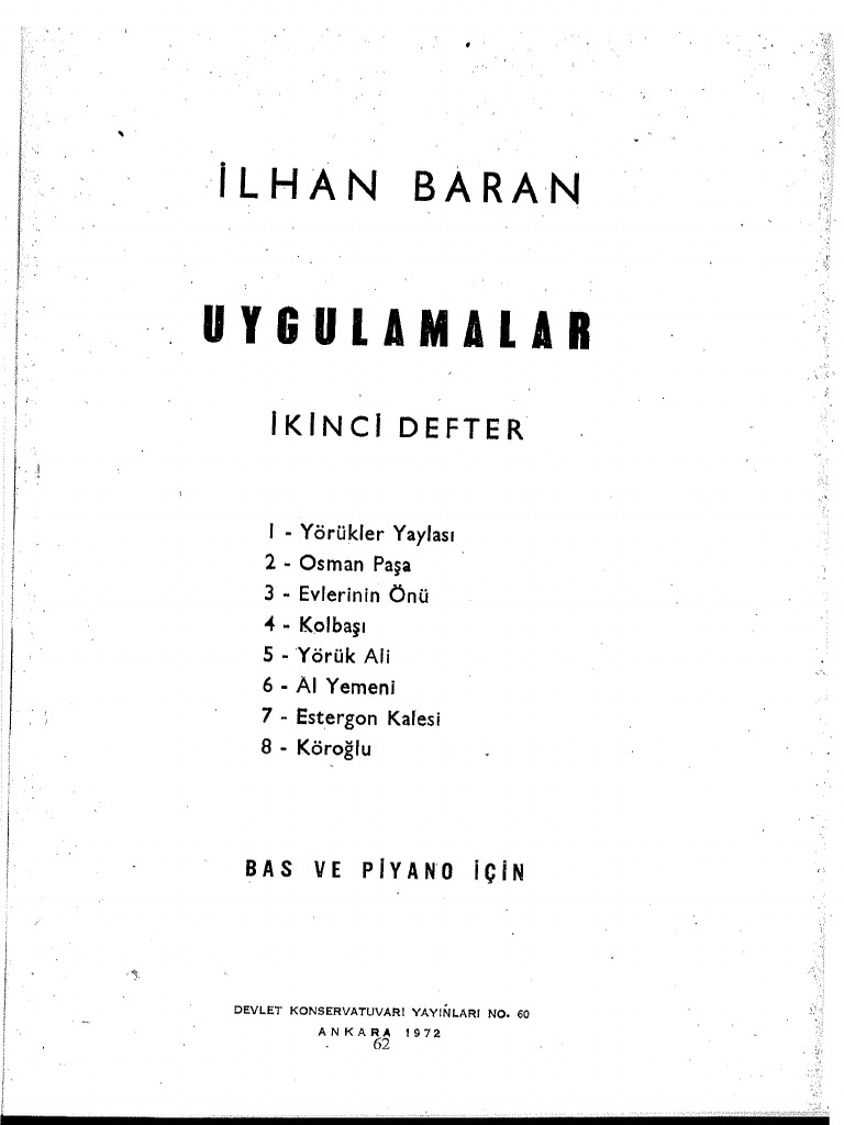 Ilhan. BARAN Uygulamalar 2 Defter | PDF