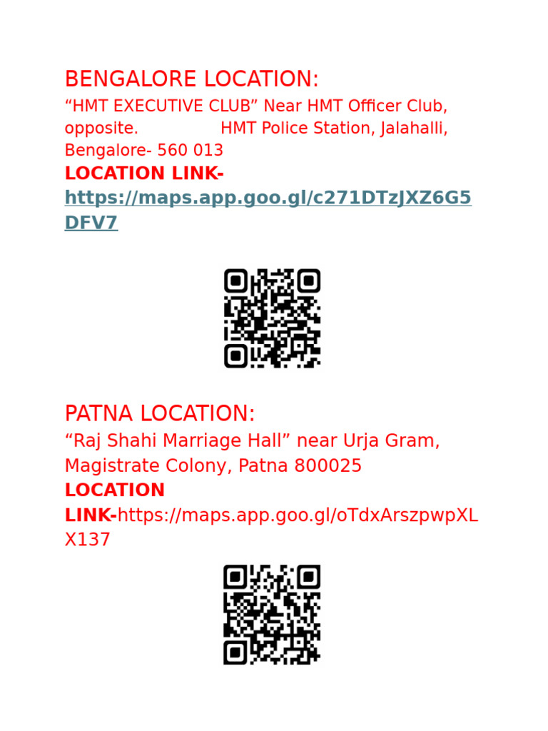 Shadi Location | PDF