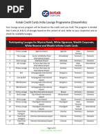 Lounge Access List World PDF | PDF | Economies | Banking Technology