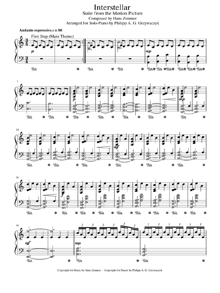 Hans Zimmer - Interstellar | PDF