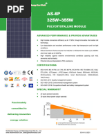 Waaree Data Sheet | PDF | Solar Cell | Solar Power
