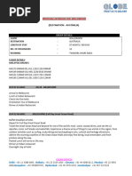Tour Programme Format Template | PDF