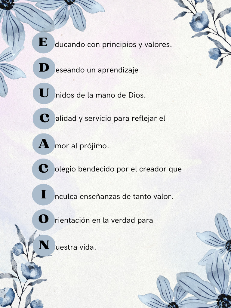 acrostico | PDF