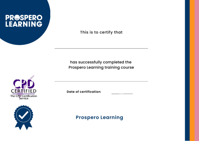 Prospero Learning Safeguarding Certificate | PDF