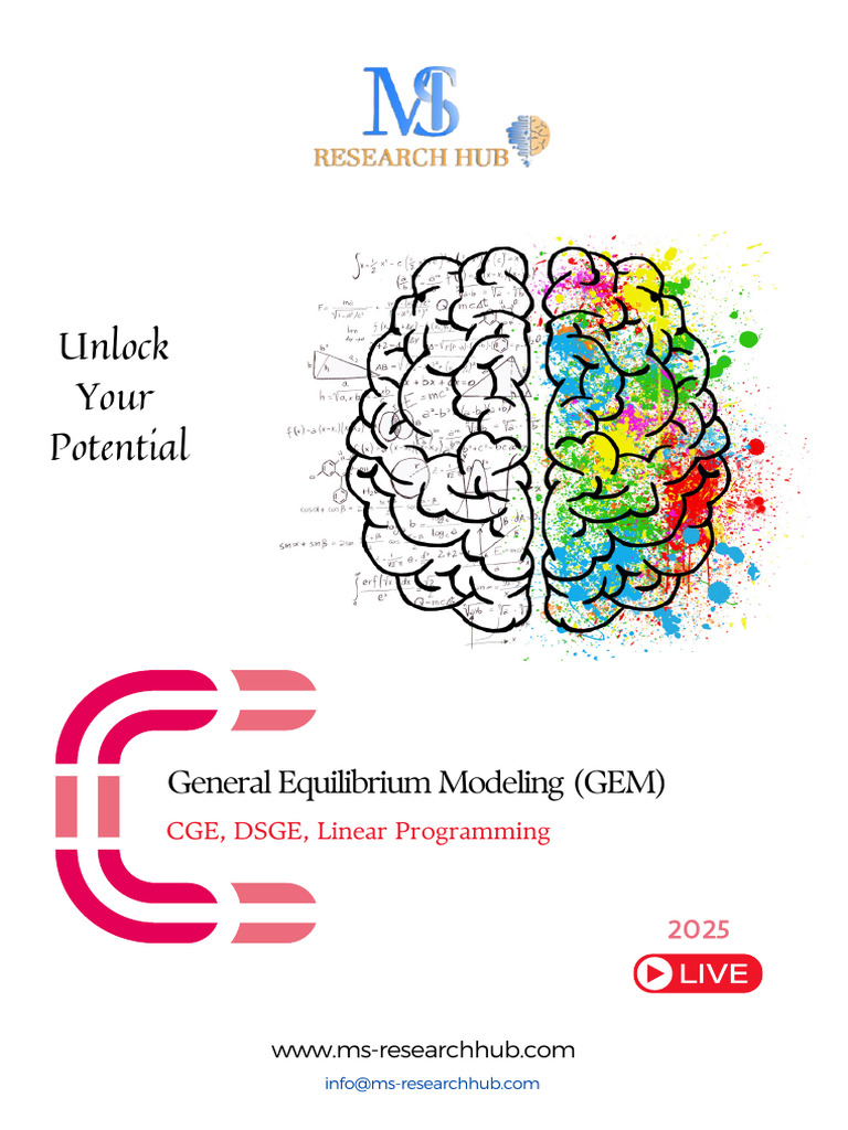 General Equilibrium (GE) Modeling - Complete Training Program CGE, DSGE ...