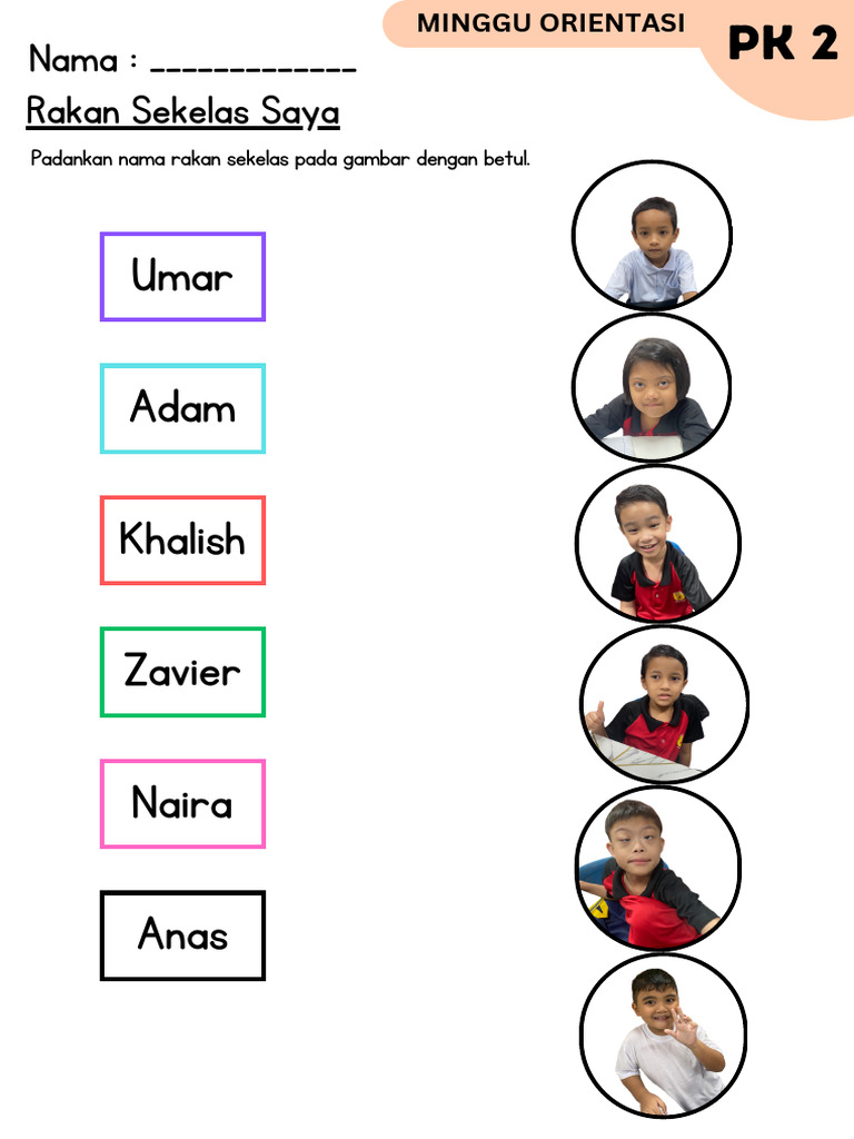 Slot Kenali Rakan 1 | PDF