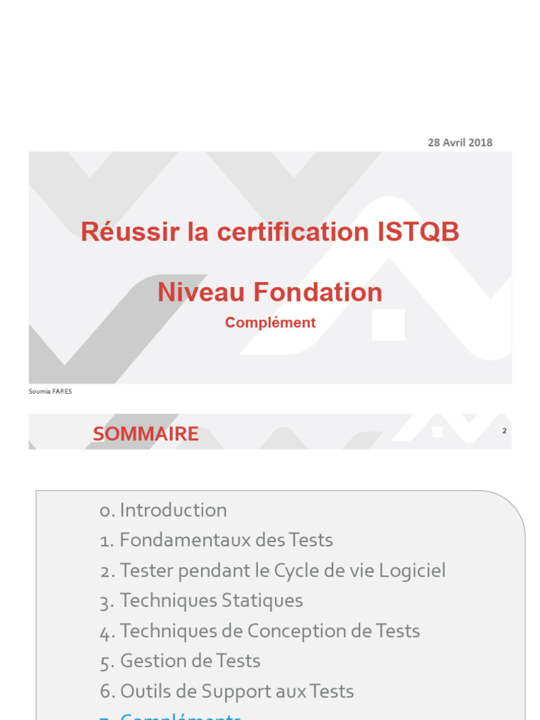 Bases des décisions de test ISTQB | PDF | Développement de logiciel ...