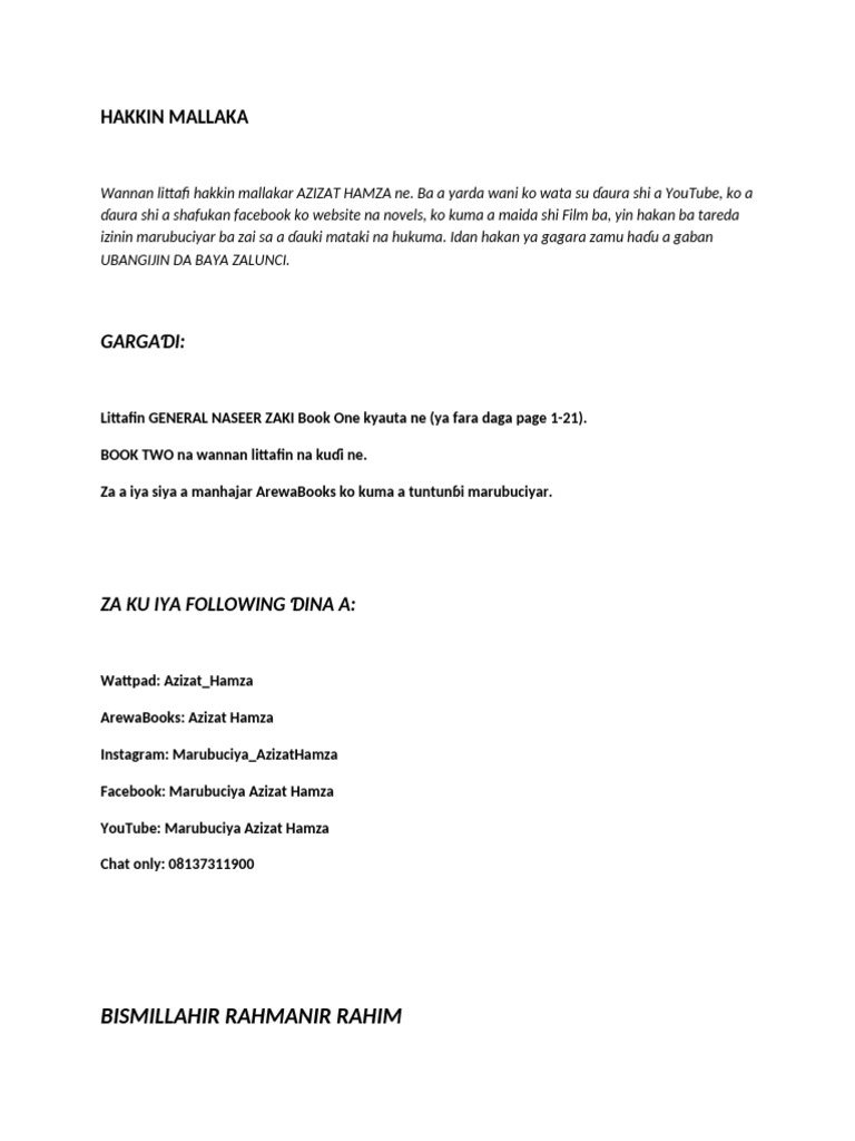 Hakkokin Mallaka da Labarin Soja | PDF