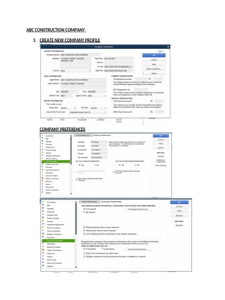Abc Construction Company1 | PDF
