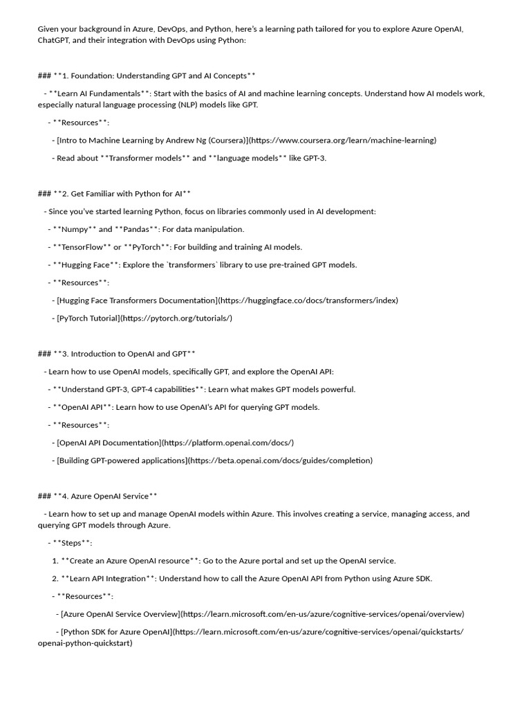 ai learning | PDF | Microsoft Azure | Artificial Intelligence