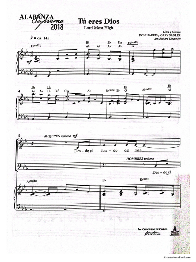 Tu Eres Dios | PDF