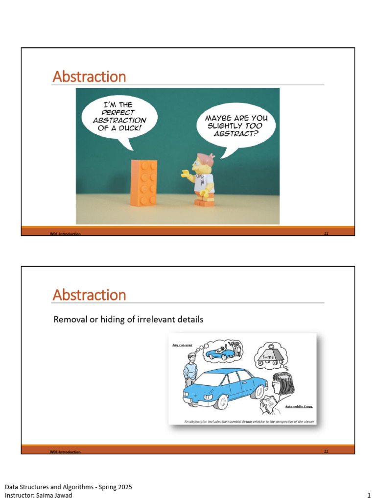 Data Structures & Algorithms Overview | PDF | Abstraction (Computer ...