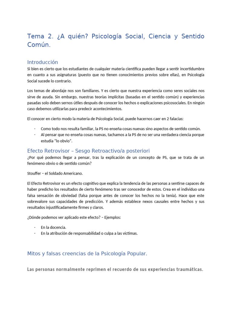 Tema 2 Psico Social | PDF | Sicología | Ira