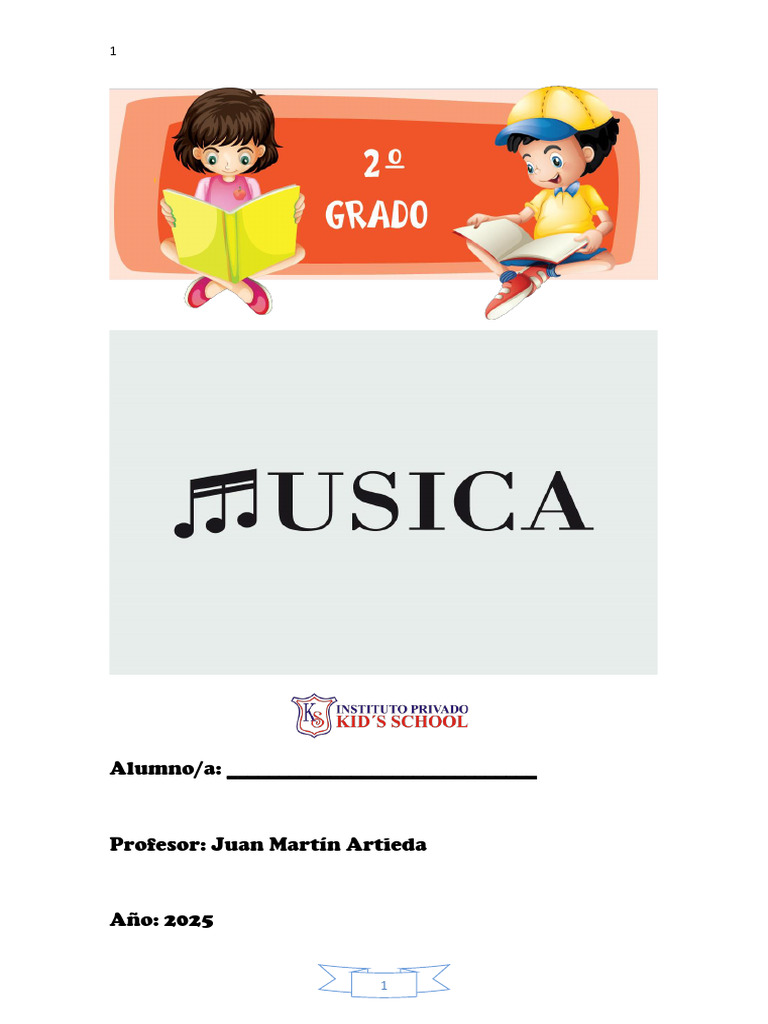 Cuadernillo 2do 2025 | PDF | Sonido