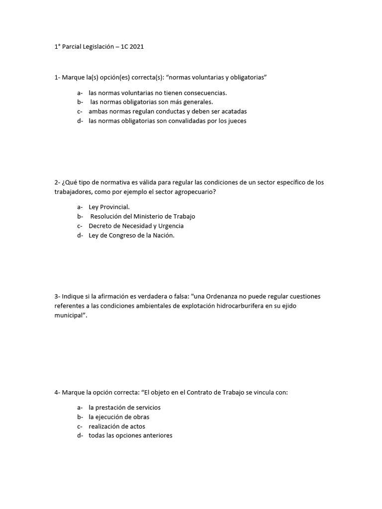 Preguntas de Parciales Legis | PDF | Constitución | Gobierno